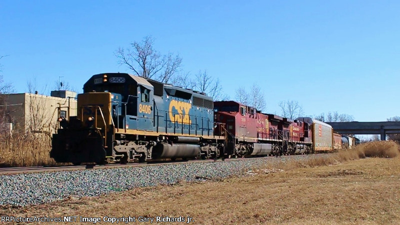 CSX 8406, CP 9619, & CP 9771